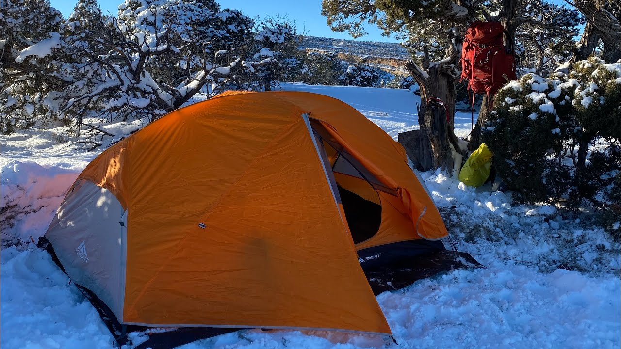 Amazing Snow Camp - Winter Weather - YouTube