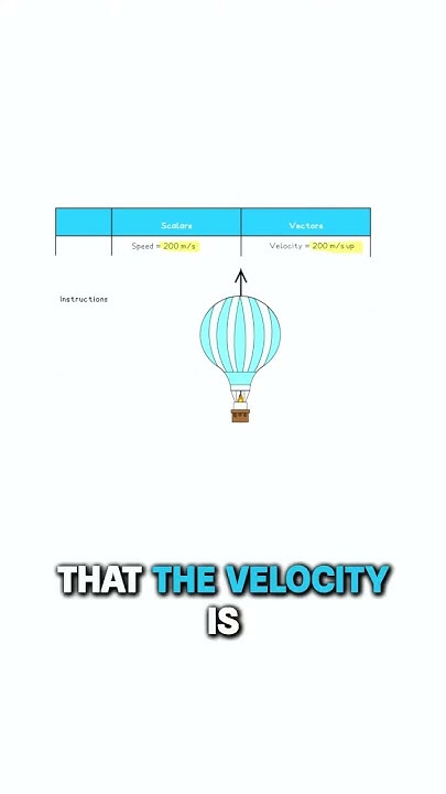 Scalar And Vector Quantities Gcse And Igcse Physics Revision Example Question Youtube