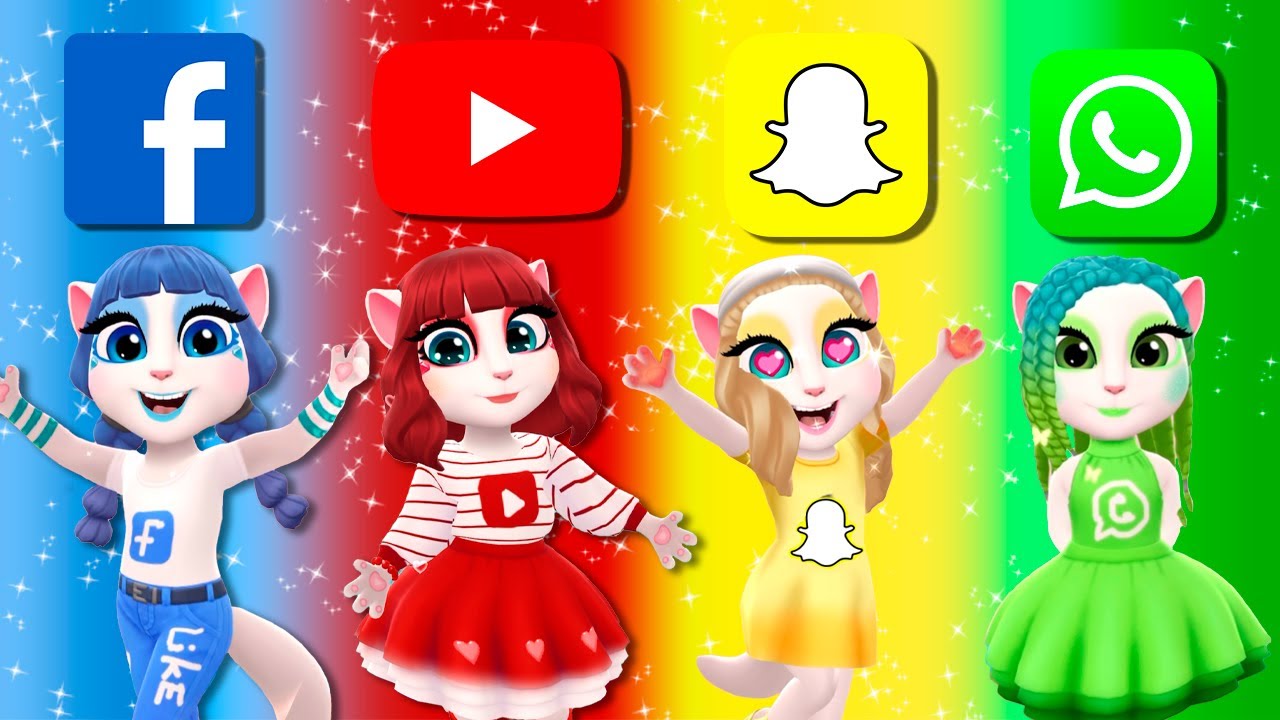 My talking Angela 2 | Social Media | Facebook, Youtube, SnapChat ...