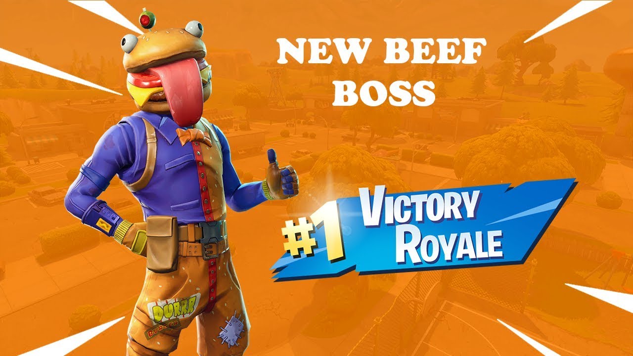 NEW BEEF BOSS SKIN!!! [Fortnite Battle Royale] - YouTube