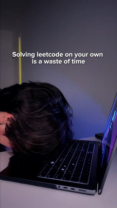 Solving leetcode on your own is a waste of time - YouTube
