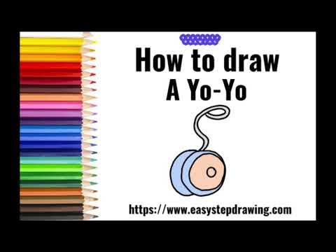 Draw easy and simple Yo Yo #easystepdrawing #yoyo - YouTube