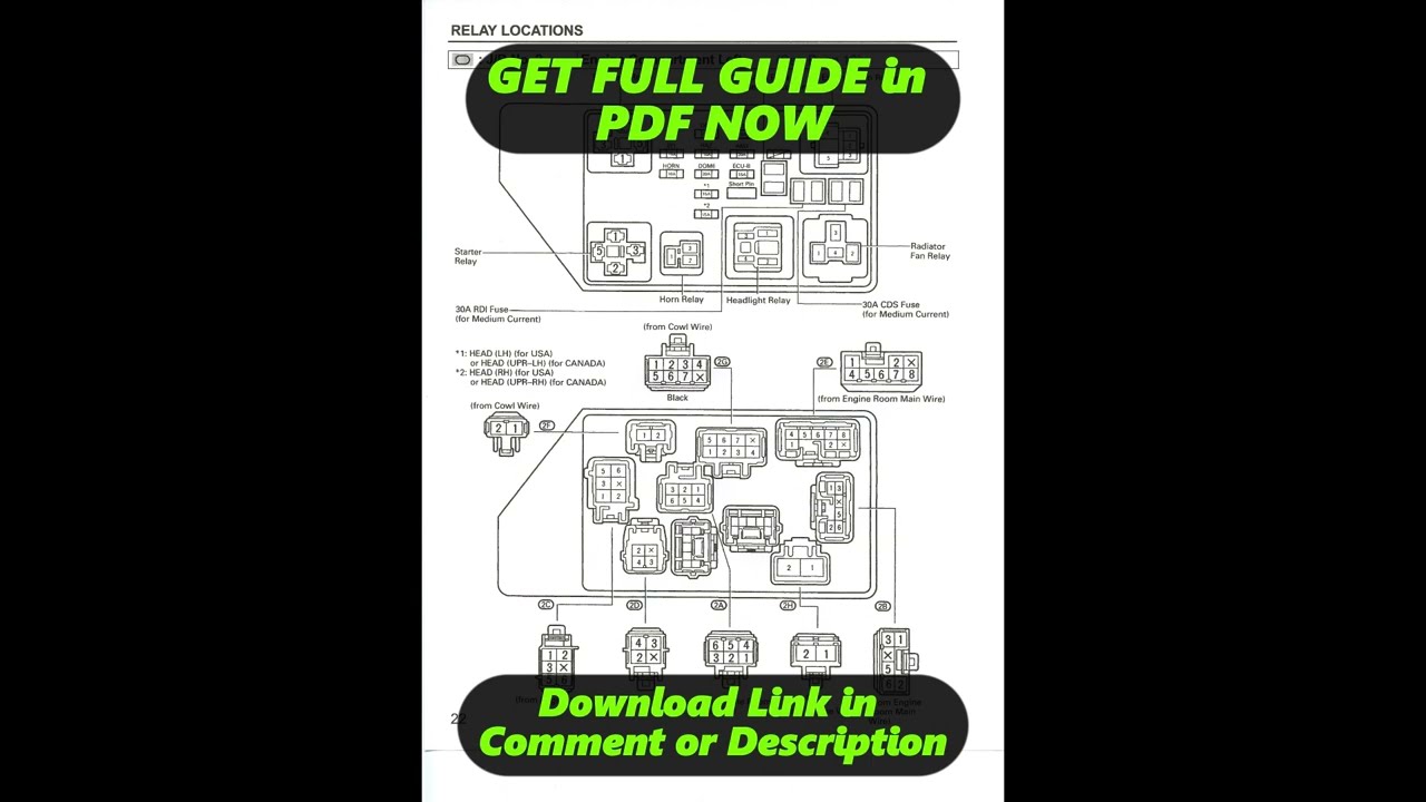 Toyota Tazz Interior Fuse Box Diagram