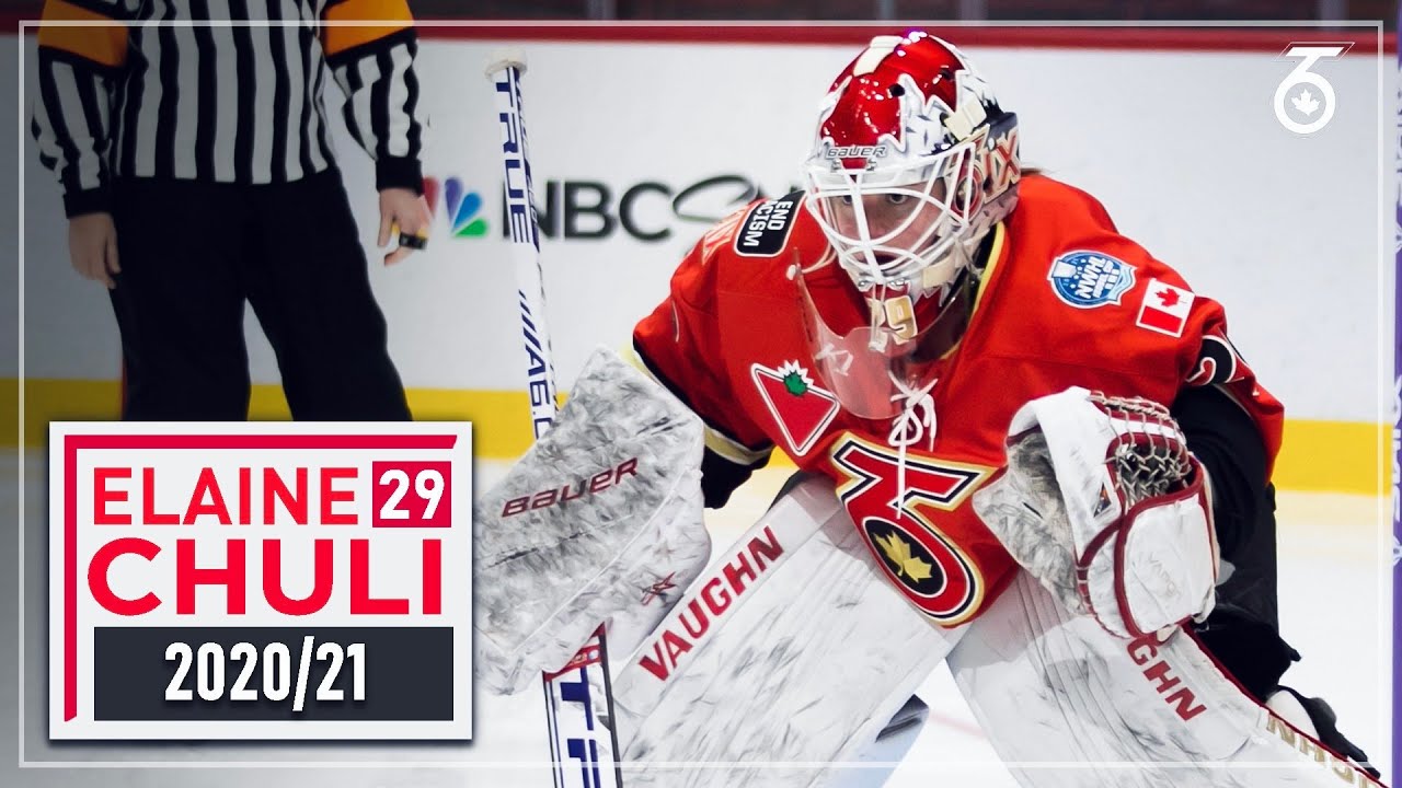Best of Elaine Chuli | Saves and highlights | 2020/21 NWHL Season - YouTube