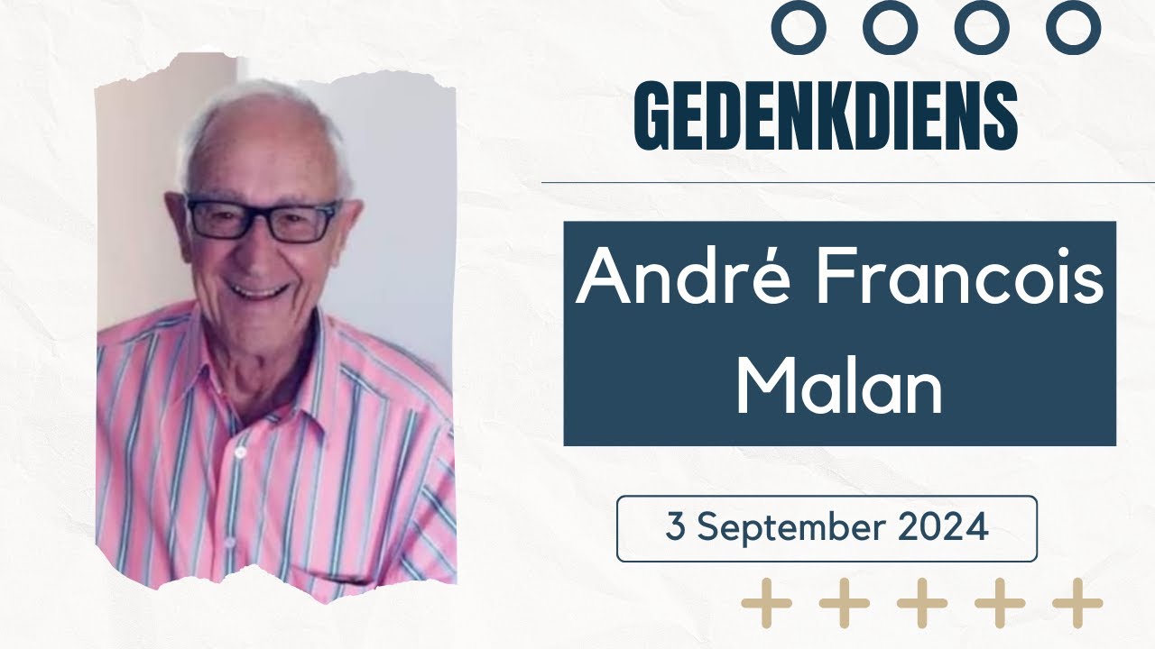 André Malan Gedenkdiens - YouTube