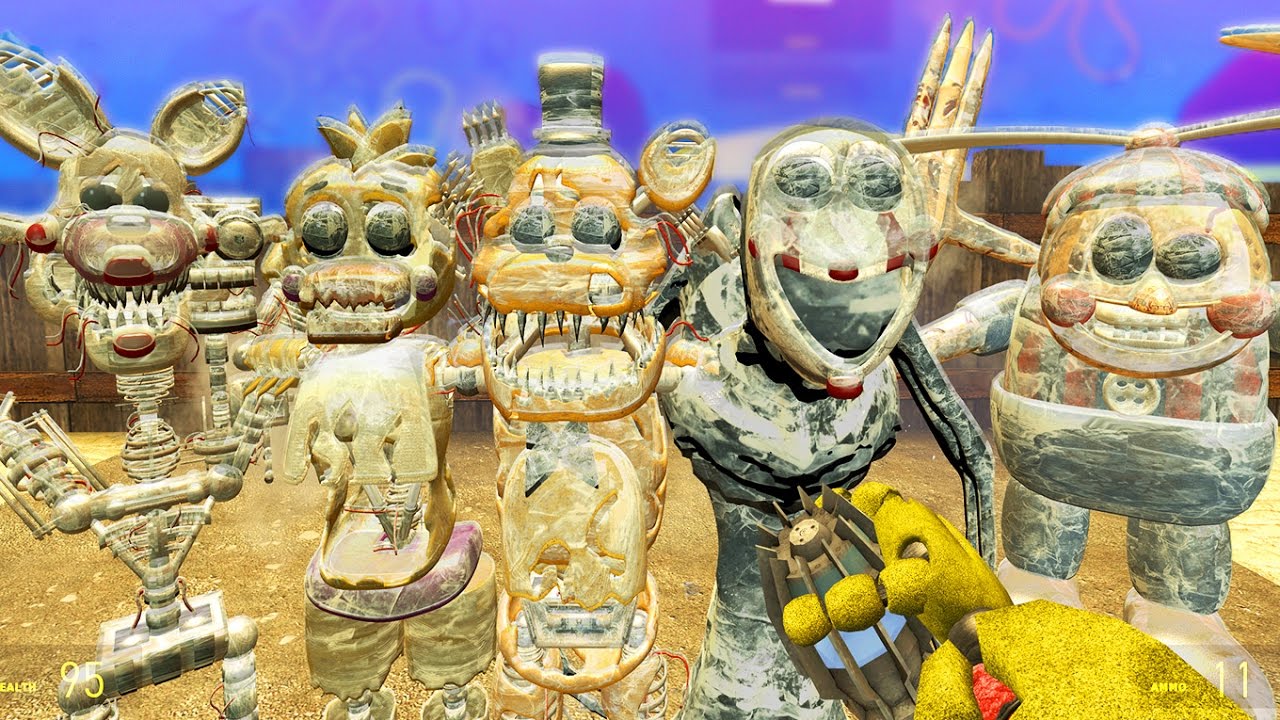 FROZEN REAPER ANIMATRONICS! (Gmod FNAF Sandbox Funny Moments) - YouTube