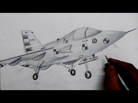how to draw fighter plane I how to draw fighter plane easy I airforce ...