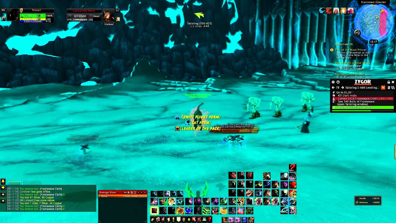 World of Warcraft: Easiest Method to Farm Frostweave Cloth! - YouTube