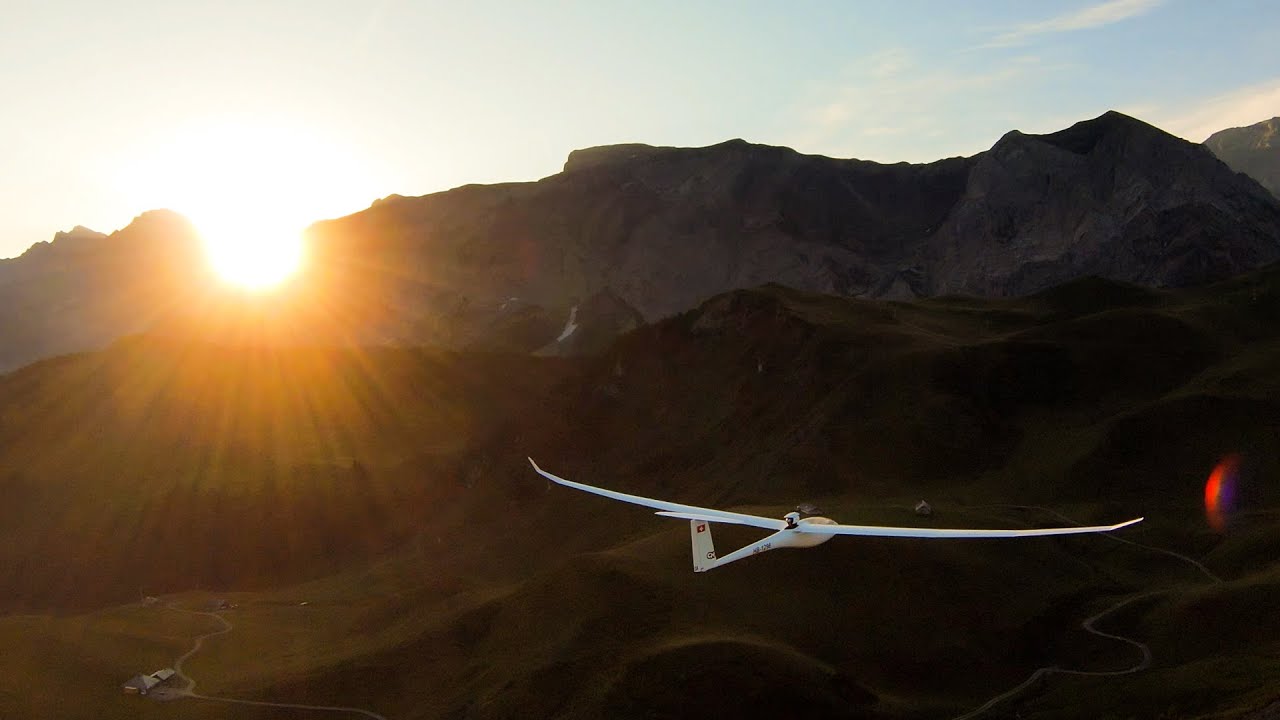 SUNRISE Flight in the Alps - ChocoFly JS3 Rapture - YouTube