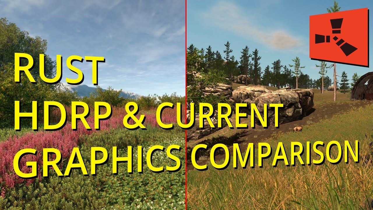 Rust Hdrp Backport Graphics Comparison Youtube