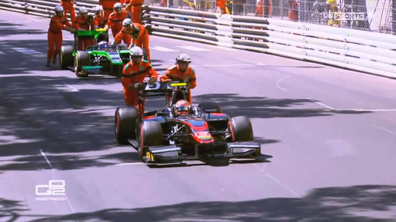 GP2 Monaco: Race Start Fail Benny Hill Edit - YouTube