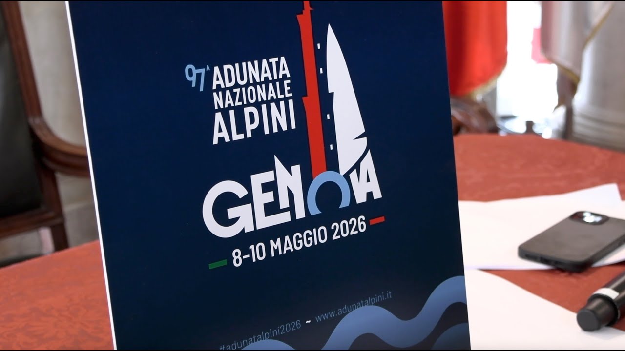 Presentato il logo ufficiale dell’Adunata Nazionale Alpini Genova 2026 ...