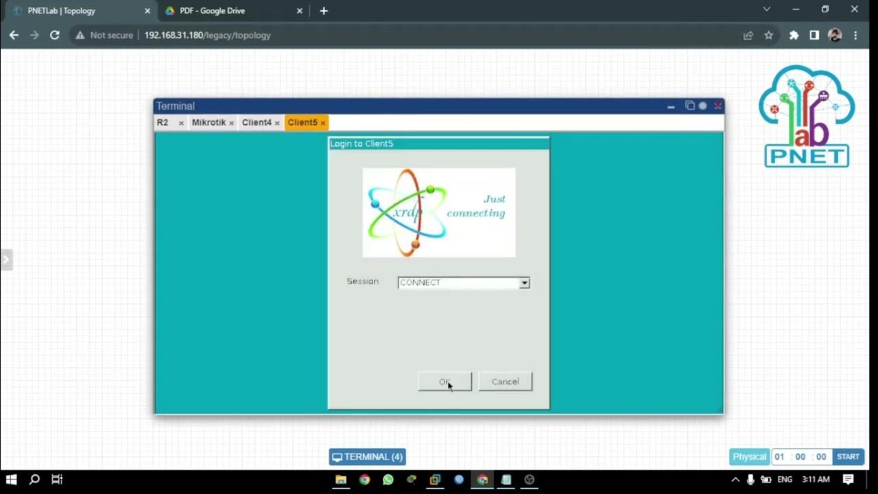 Configure UKK TKJ Packet 1 | Pnet Lab | English Version - YouTube