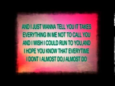 taylor swift i almost do lyrics - YouTube