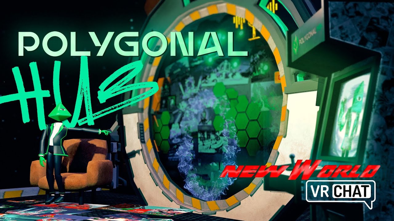 TRAILER | 🆕 'Polygonal Hub' in @VRChat 🚪 - YouTube
