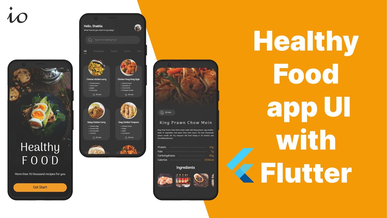 Flutter Food App UI | Flutter Tutorial | App Development Tutorial for Beginners 2023 - Part 2 ...