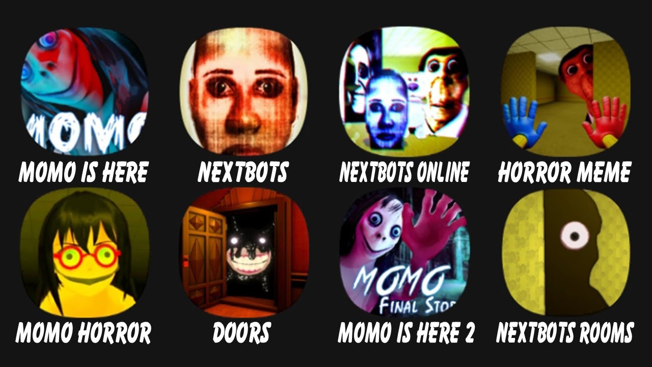 Momo Is Here, Nextbots in Backrooms, Nextbots Online, Horror Meme ...