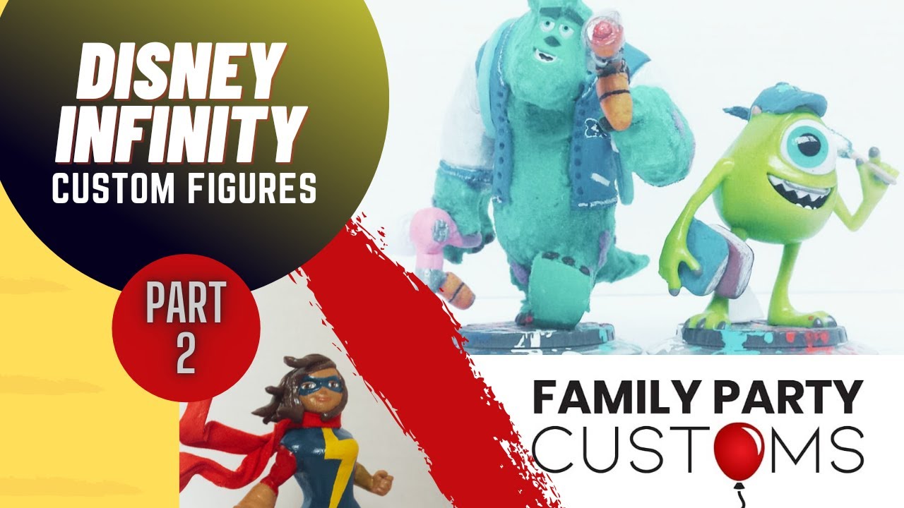 Disney Infinity Custom Figures - Part 2 (Sculpt / Repaint) - YouTube