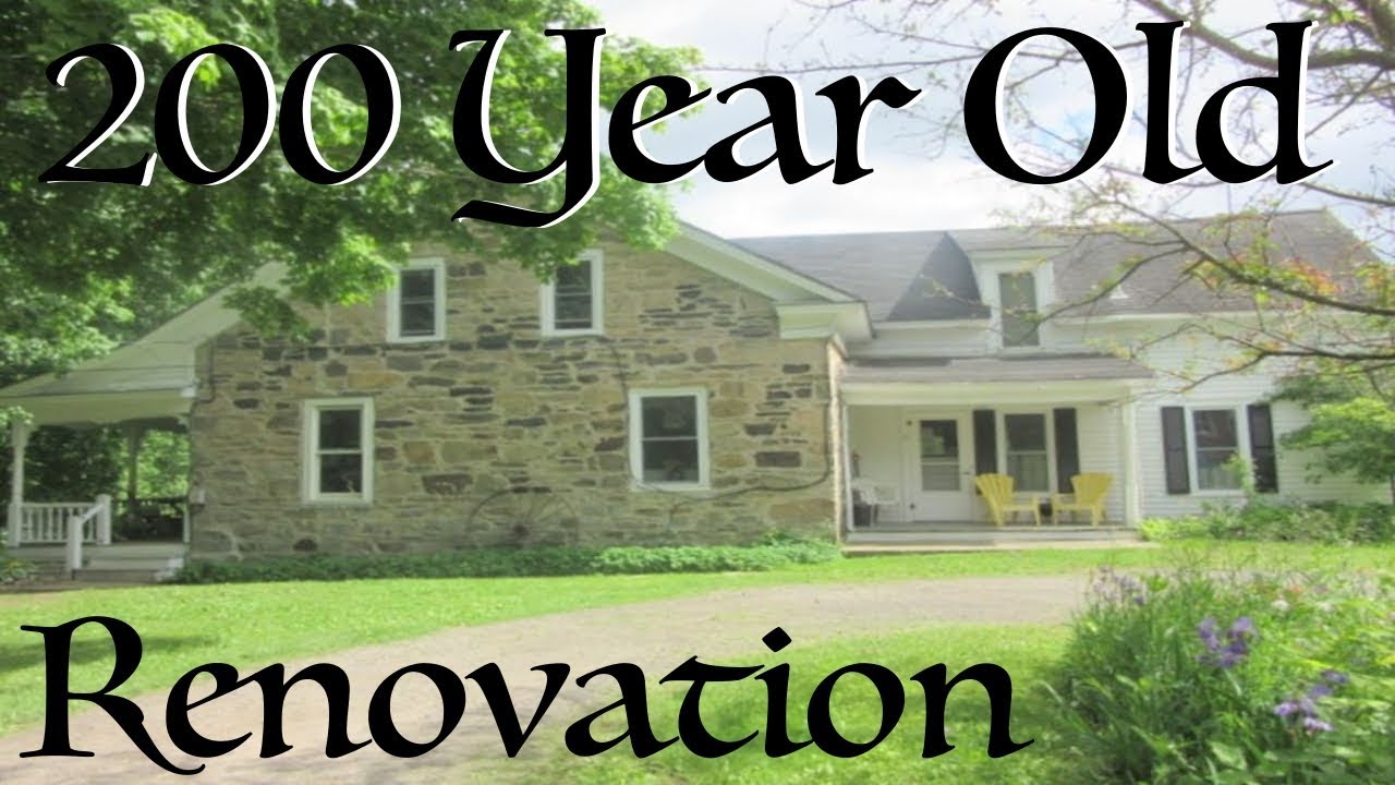 1806 Stone House: Dining Room Demo 1 of 2 - Episode 2 - YouTube