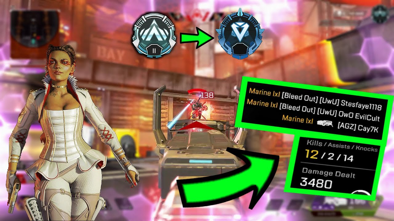 My Ranked Arena Game In Apex Legends! Promoted To Diamond League! - YouTube