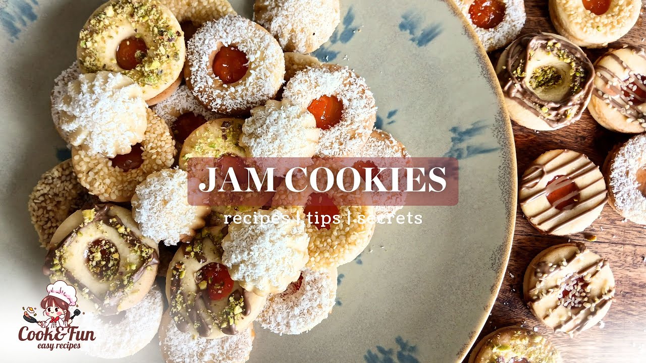 Persian Jam Cookies (Nowruz Special) – Soft, Buttery & Delicious! - YouTube