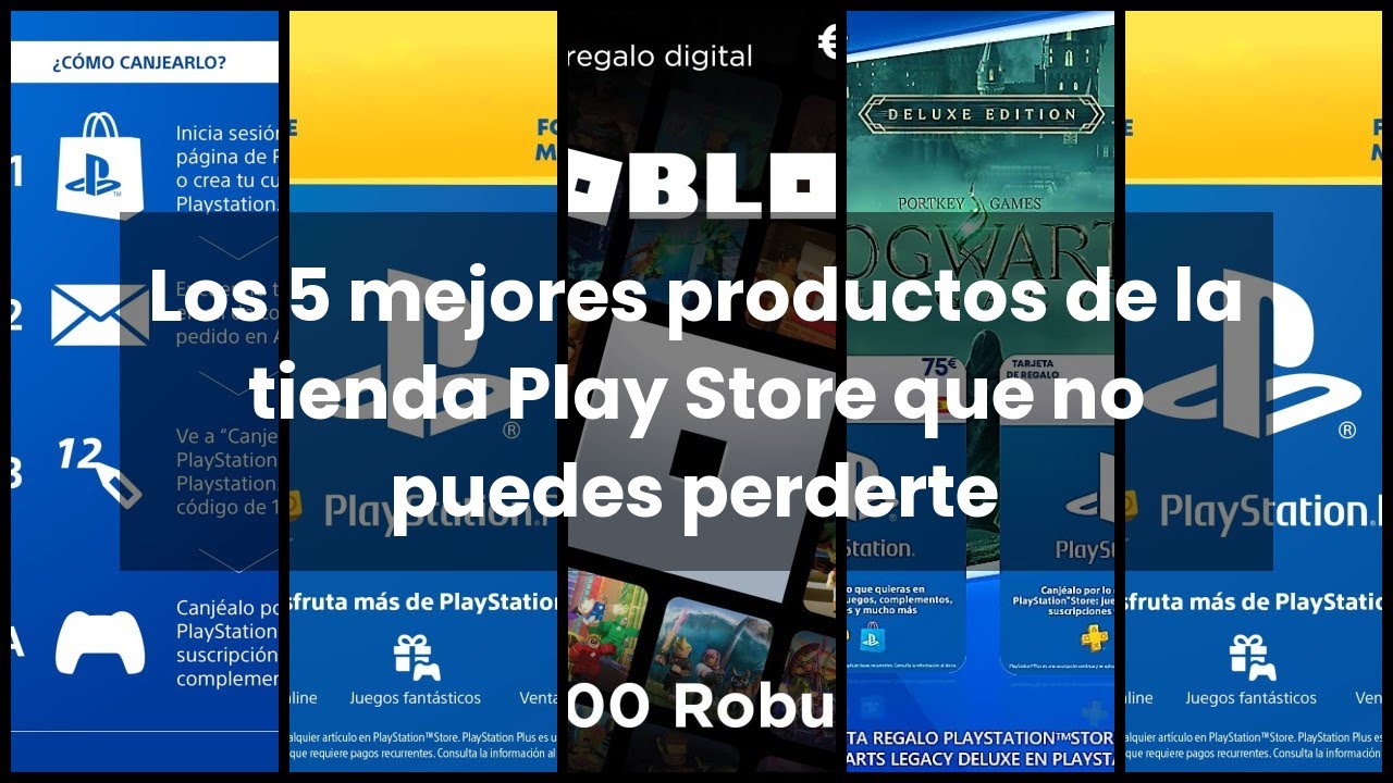 Tarjeta play store: Los 5 mejores productos de la tienda Play Store que ...