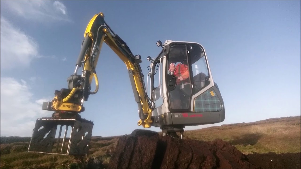 Cutting with Engcon 2 - YouTube