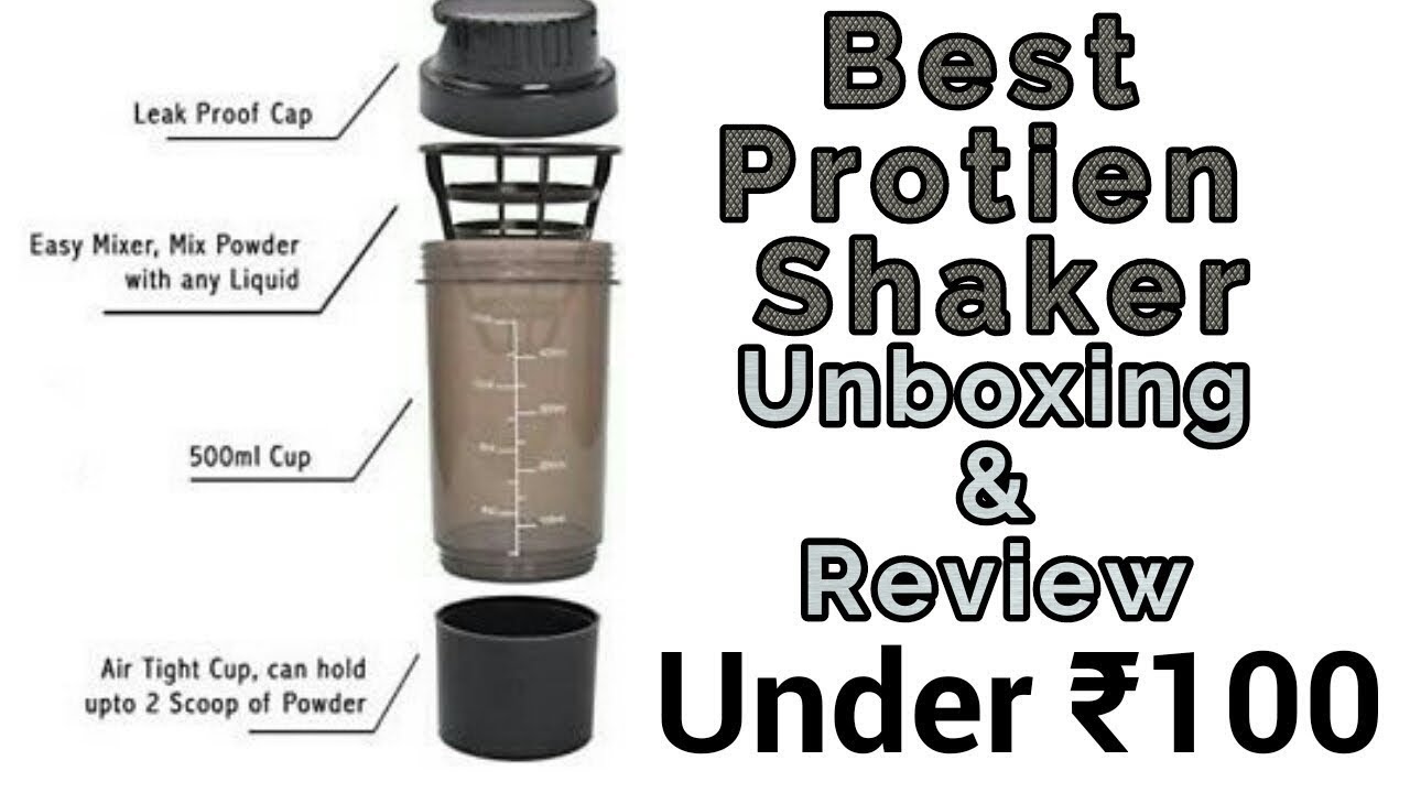 Best Protien shaker under Rs 100 from Flipkart | Unboxing & Review ...