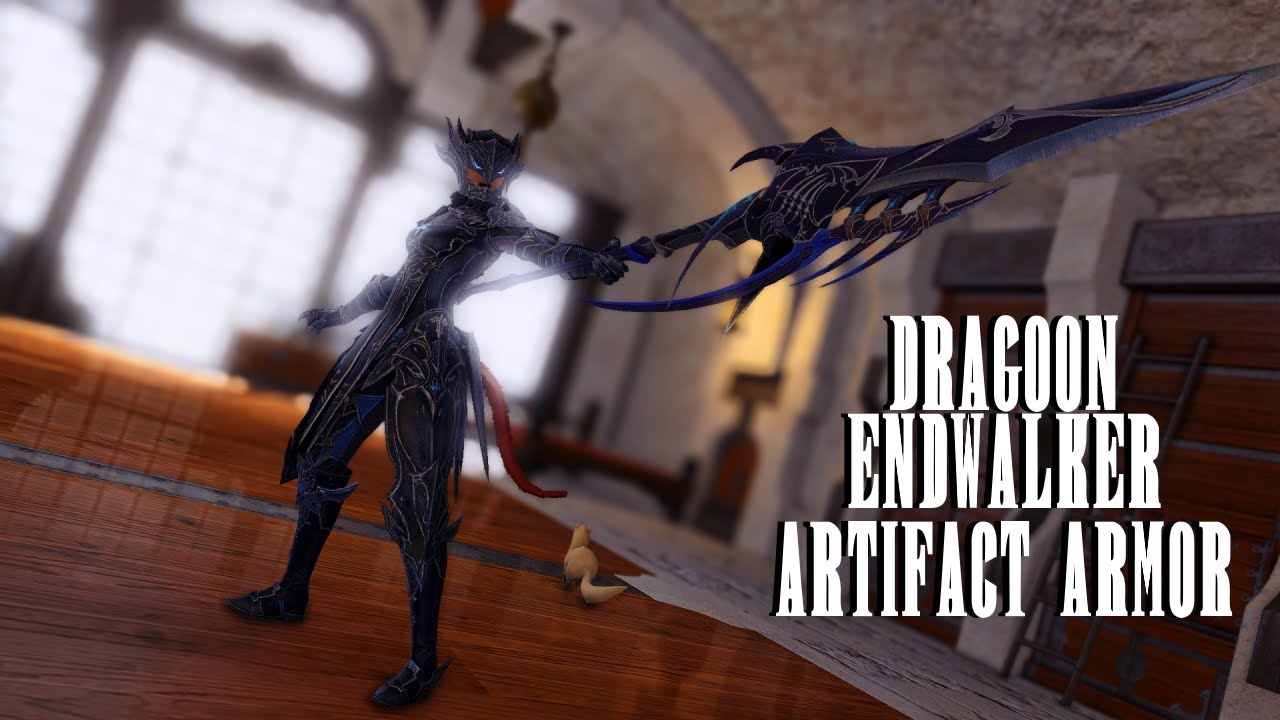 Having a gander at the Dragoon Endwalker Artifact set - FFXIV - YouTube