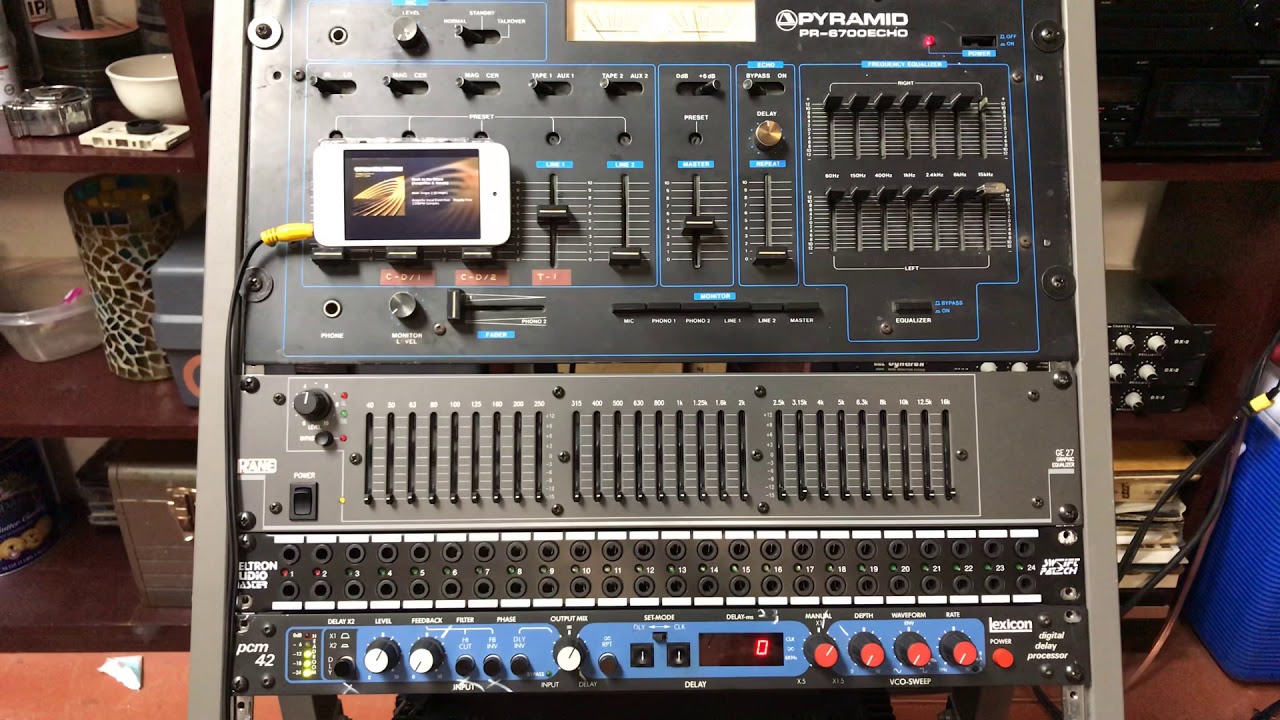 Lexicon digital delay processor pcm 42 - YouTube