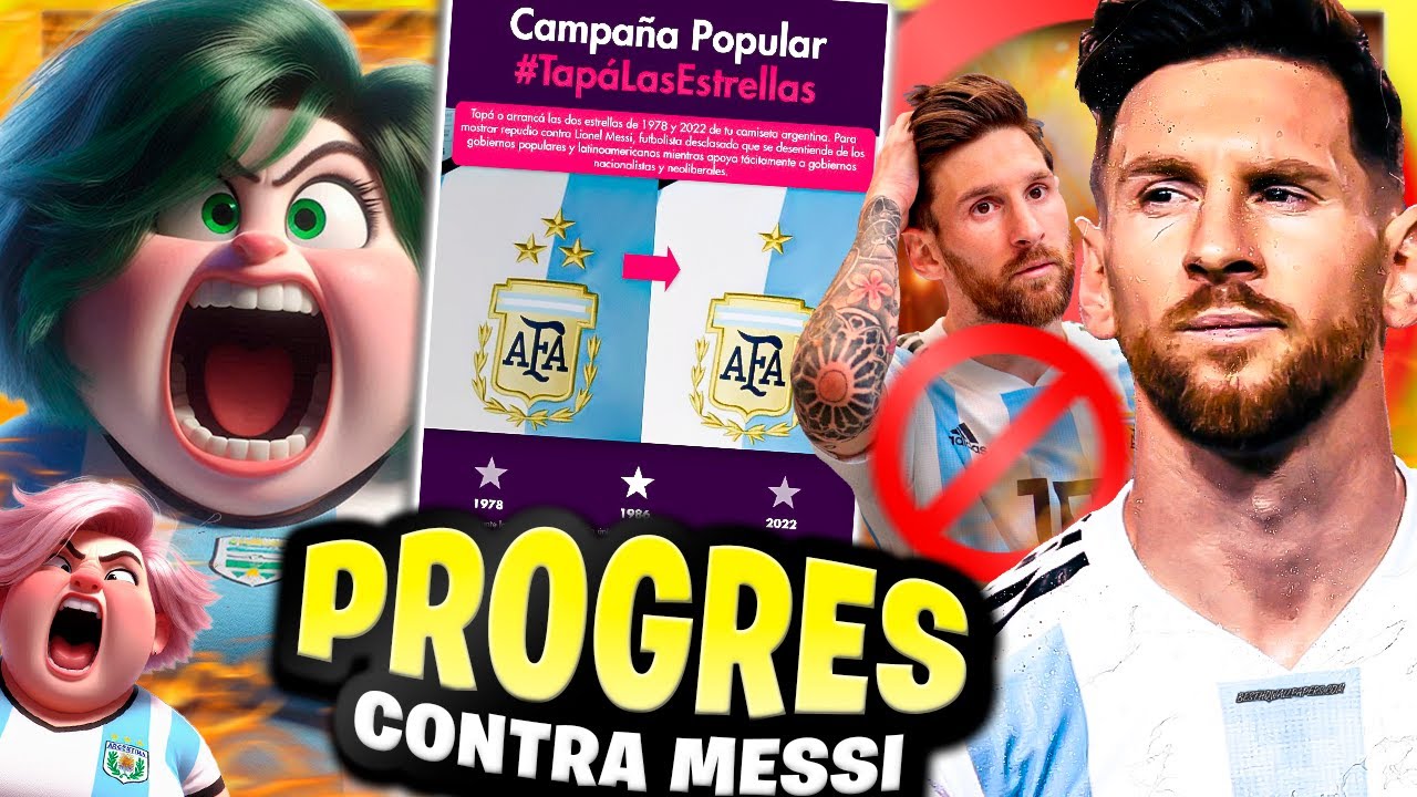 Progres argentinos CANCELAN A MESSI por NO ser progre LGBT 😳 - YouTube