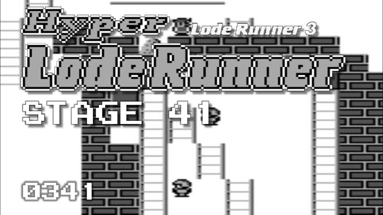 Lode Runner 3 - Stage 41 [0341] - YouTube