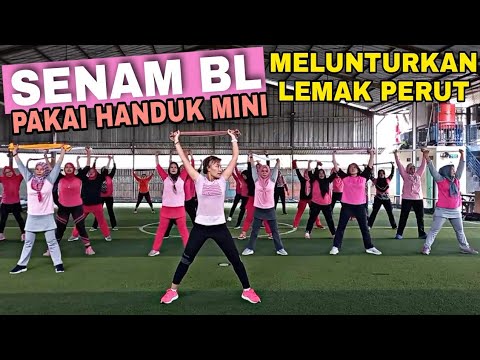 SENAM BL PAKAI HANDUK MINI MELUNTURKAN LEMAK PERUT