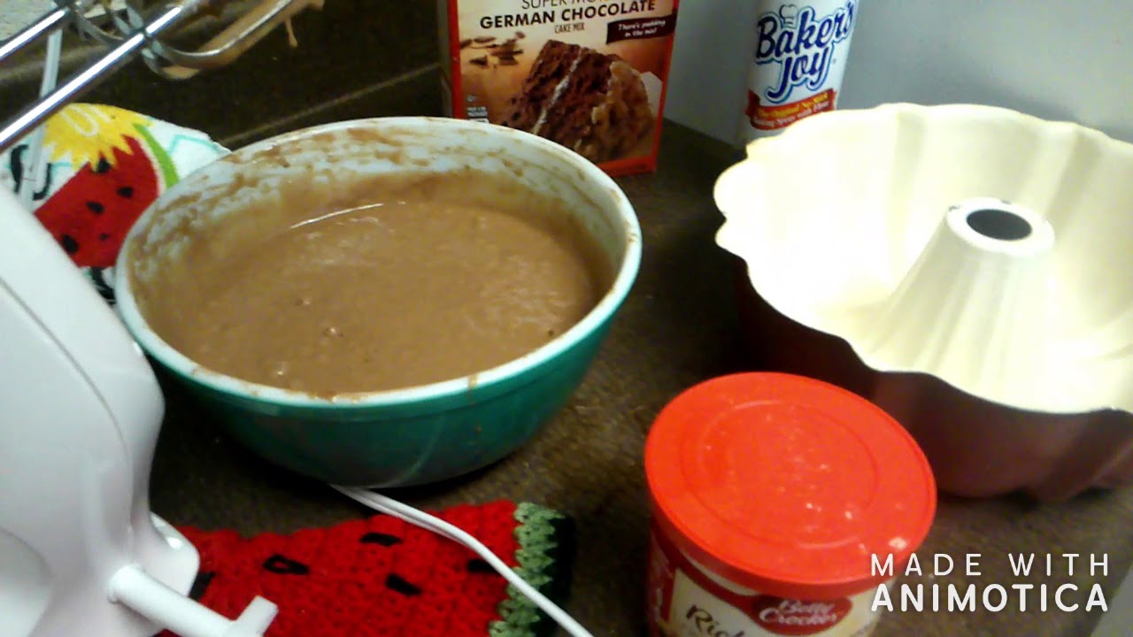 Inside Out German Chocolate Cake - YouTube
