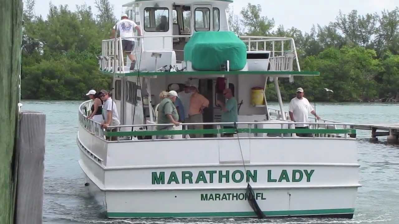 Fishing Day on the Marathon Lady - YouTube