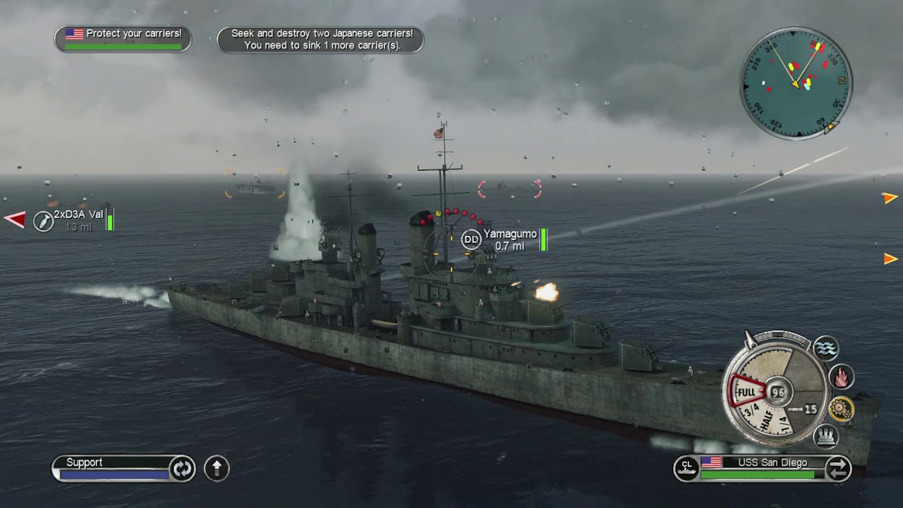 Battlestations Pacific Atlanta Class Stats Buff (Speed+Reload) - YouTube