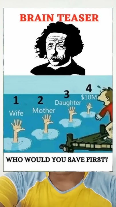 Who would you save ?? - YouTube