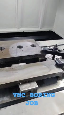 VMC BORING JOB - YouTube
