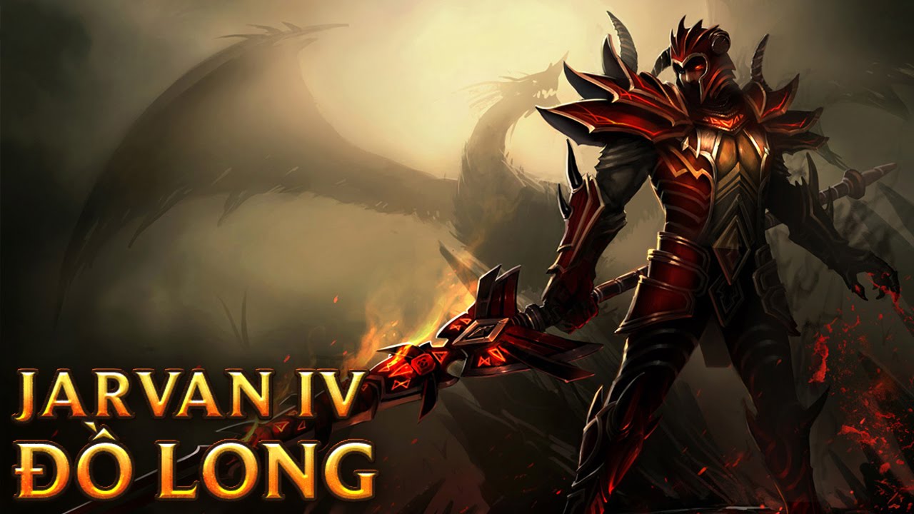 Jarvan IV Đồ Long - Dragon Slayer Jarvan IV - Skins lol - YouTube
