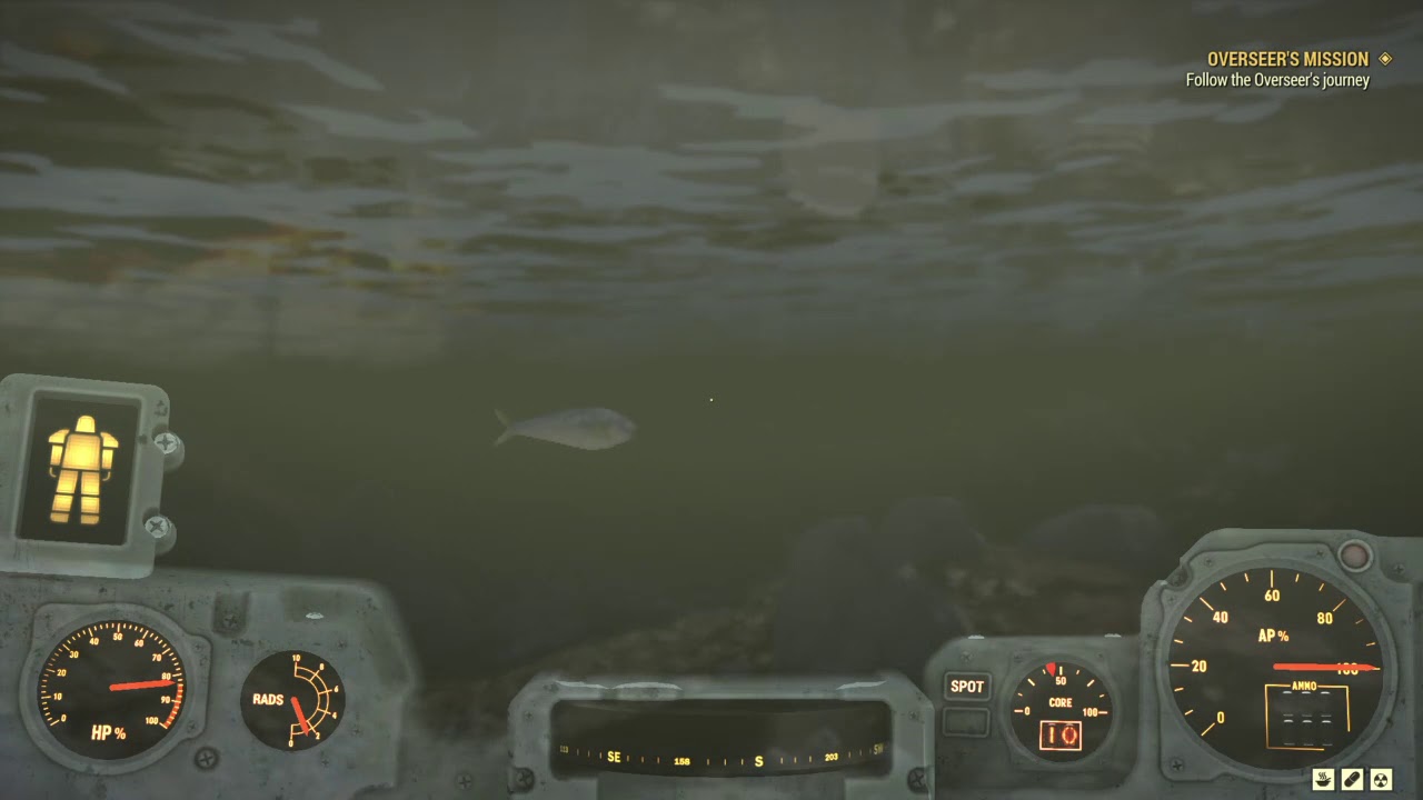 Fallout 76 Swimming Fish - YouTube