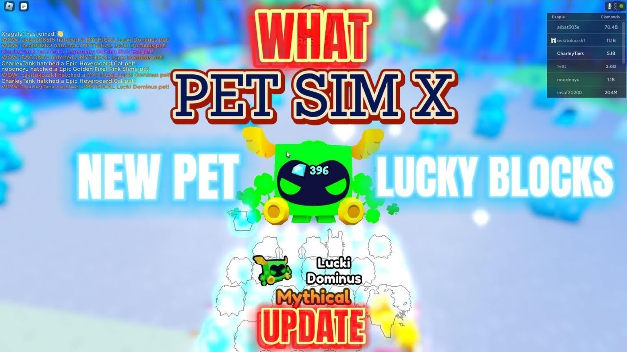 New Lucki Dominus Update | Pet Sim X - YouTube
