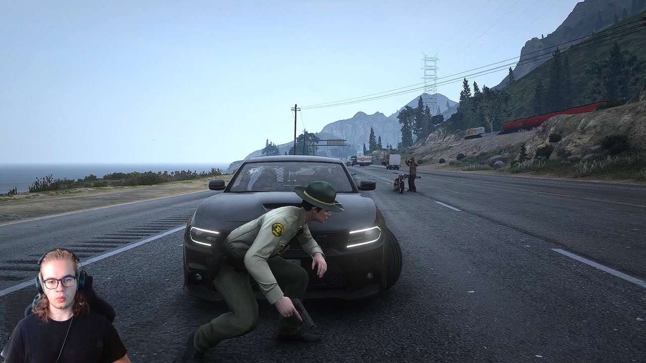 (No Commentary) LSPDFR GTA 5 NPC Attacks Sheriff (PC) - YouTube