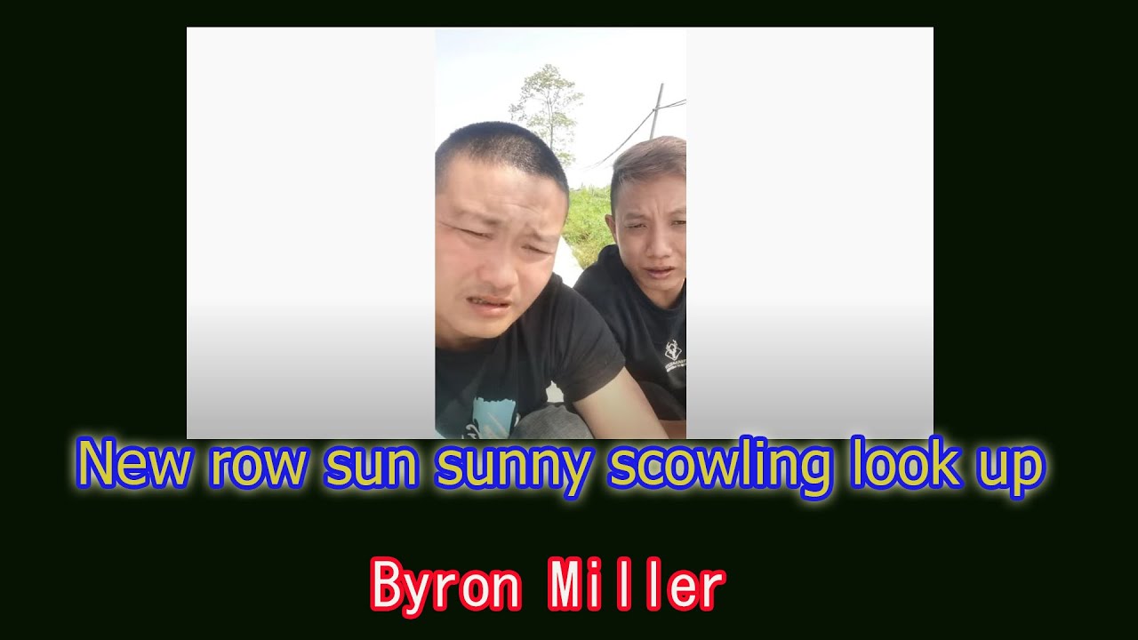 New row sun sunny scowling look up - YouTube