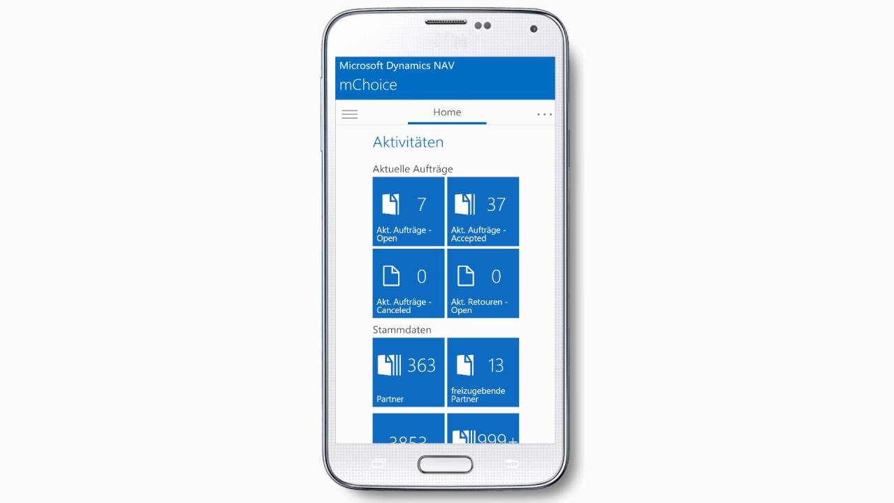 Die Dynamics Navision-App in der Praxis - YouTube