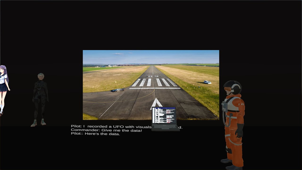 Encounter with a UFO Visual Novel - YouTube