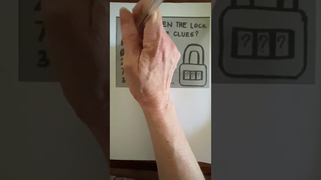 Can you open the lock using the clues - YouTube