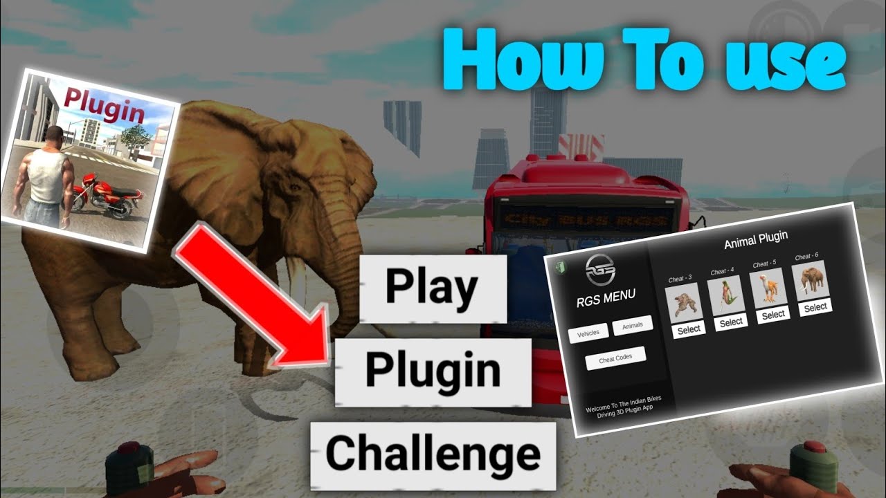 HOW TO USE IBD3D PLUGIN APP 🤩 INDIAN BIKES DRIVING 3D PLUGIN USE ...