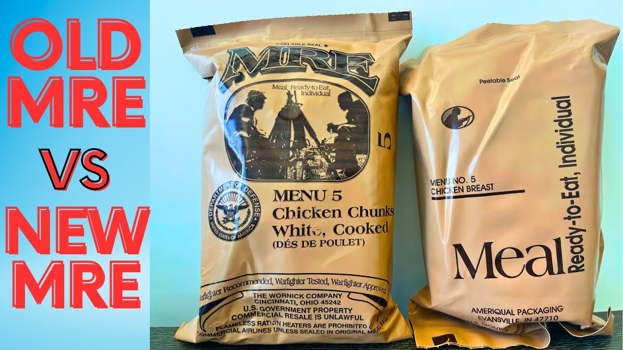 Old MRE Chicken VS New MRE Chicken - YouTube