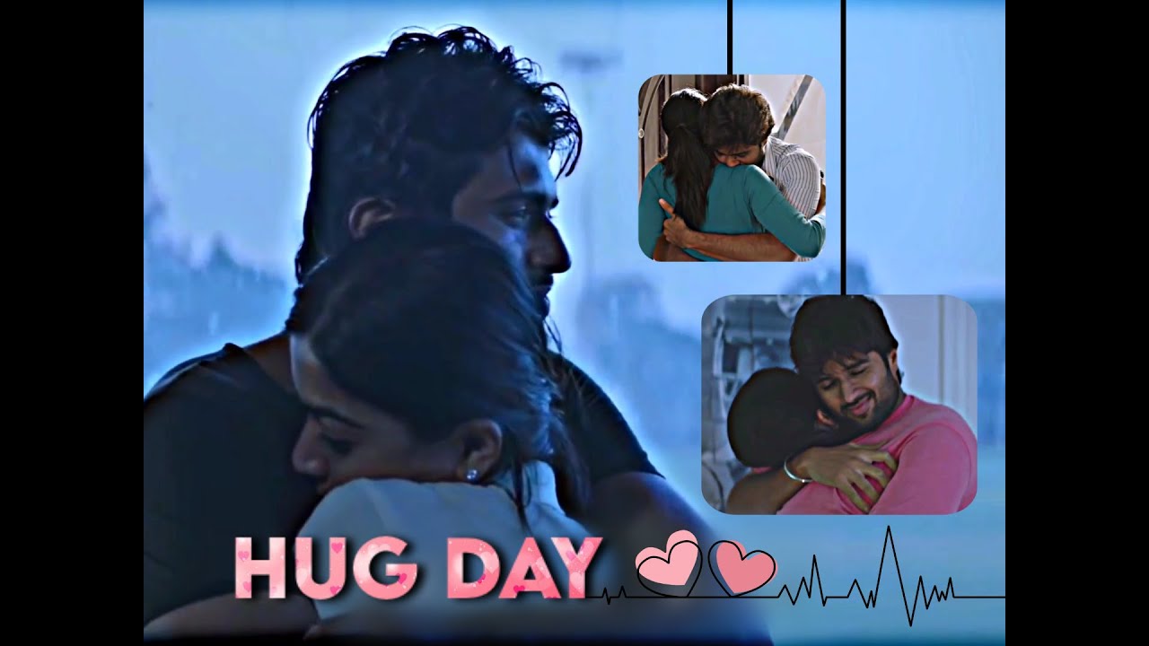 Hug Day🫂| whatsapp status💖| Dear Comrade Movie 🎥| Feeling you near me 💛 ...