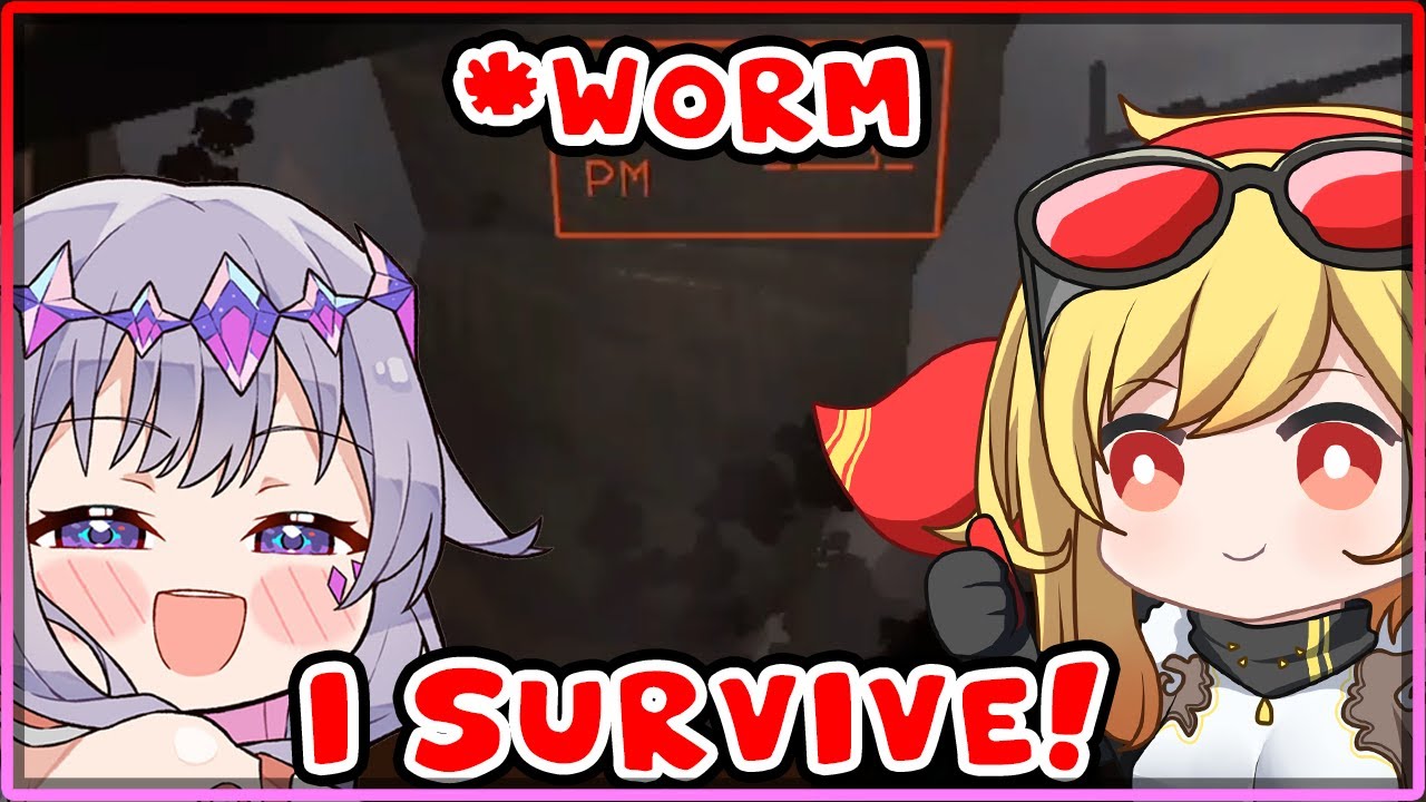 [ENG SUB/Hololive] Biboo survived the worm after Kaela taught her how ...